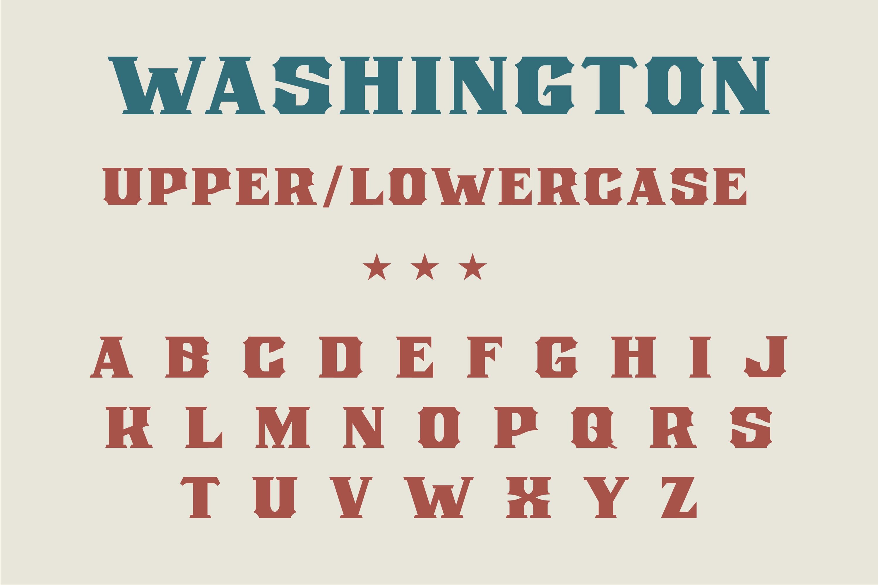 Washington DC Typeface - Etsy