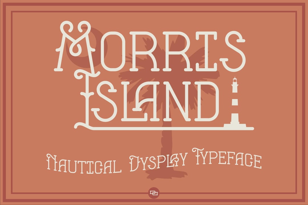 Morris Island Nautical Typeface - Etsy