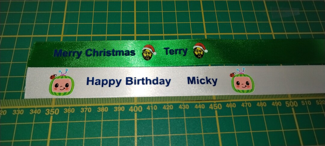Personalised Wrapping Ribbon Cocomelon Notorious BIG Christmas - Etsy