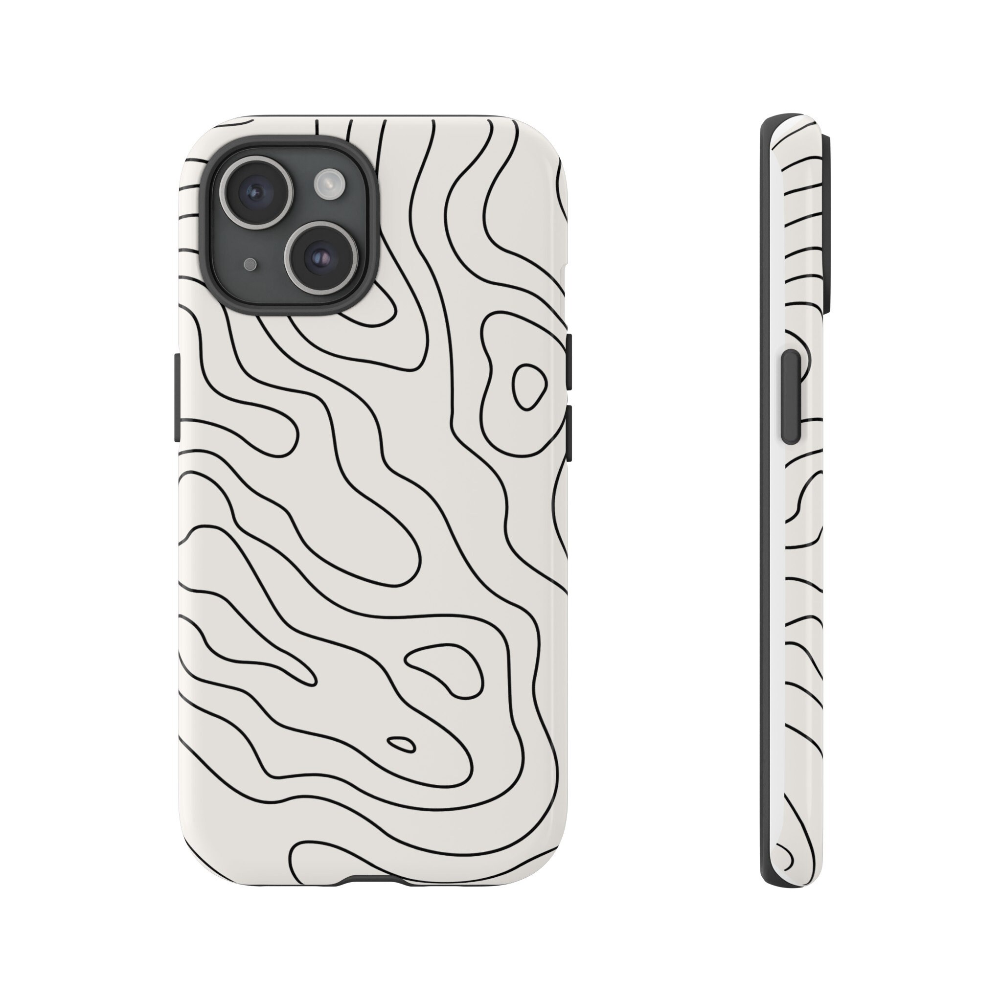 Modern Unique Phone Case Aesthetic Design - Abstract Minimal iPhone 14 ...