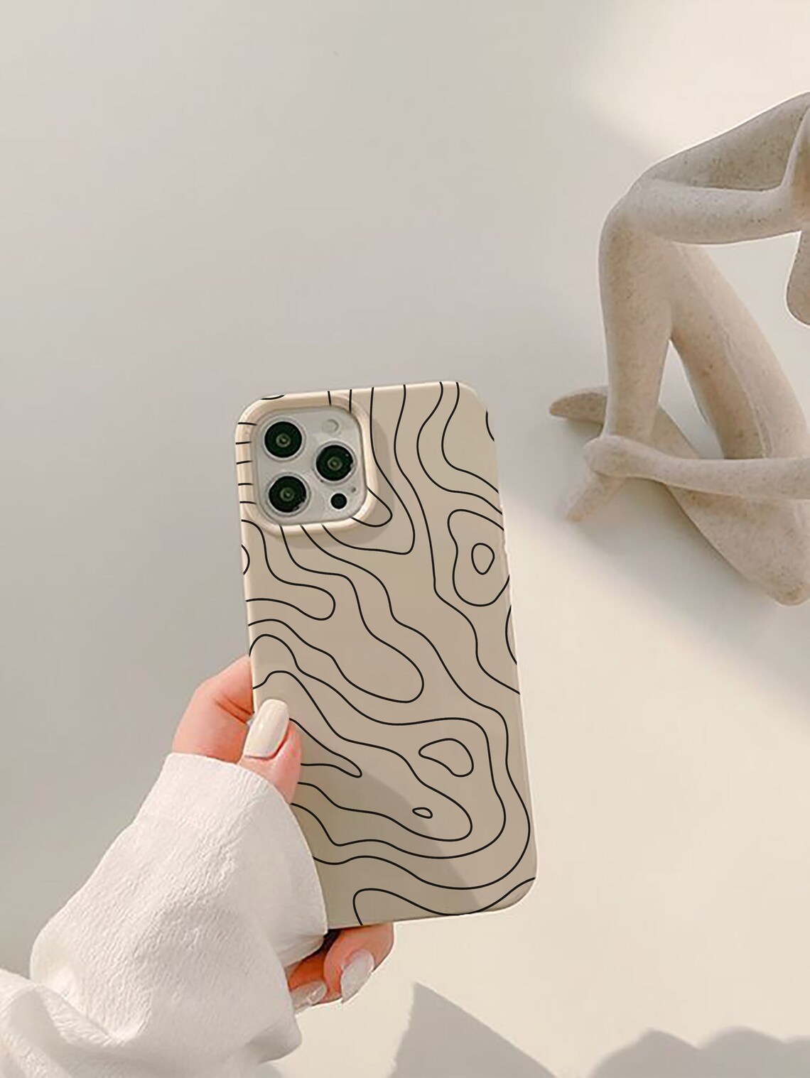 Modern Unique Phone Case Aesthetic Design - Abstract Minimal iPhone 14 ...