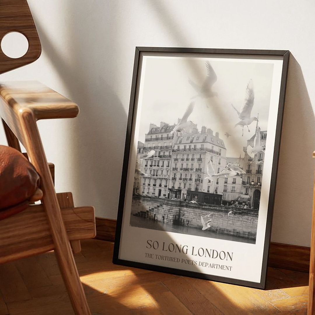 So Long London Poster, TTPD Print at Home Poster, Digital Download ...