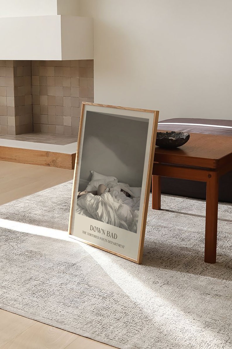 Down Bad Poster, TTPD Print at Home Poster, Digital Download, Taylor ...