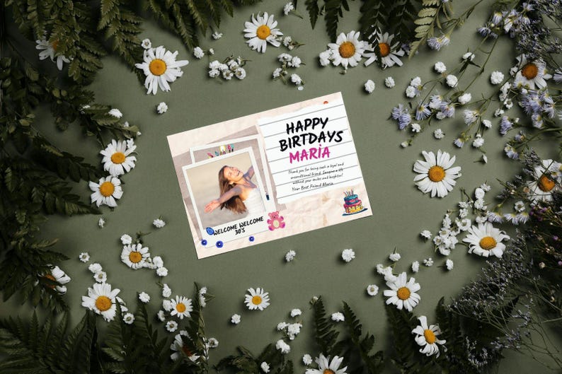 Customizable Birthday Card – Digital Download – Editable Design - Etsy