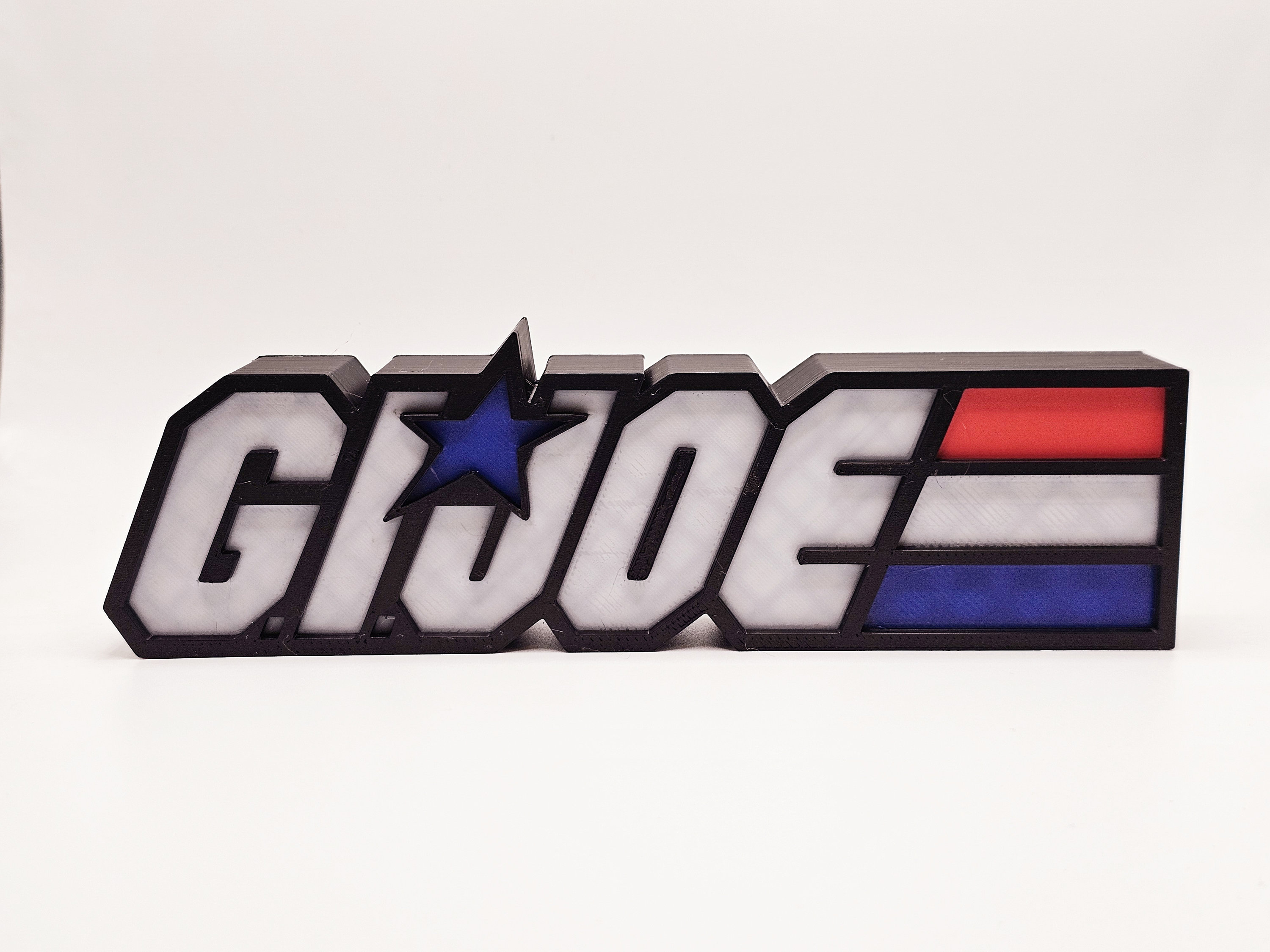 G.I. Joe Sign for Collectible Display 3D Printed - Etsy