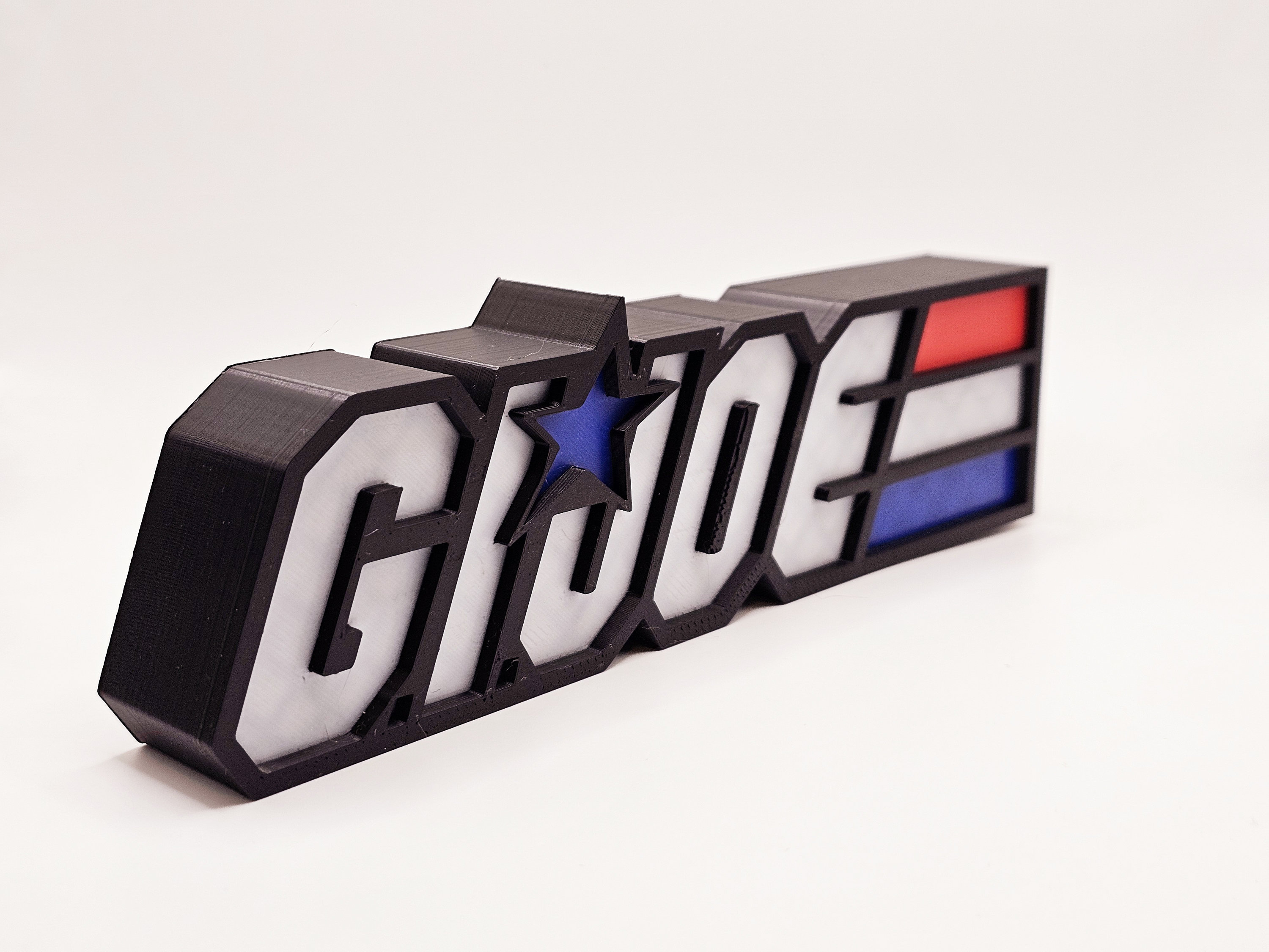 G.I. Joe Sign for Collectible Display 3D Printed - Etsy
