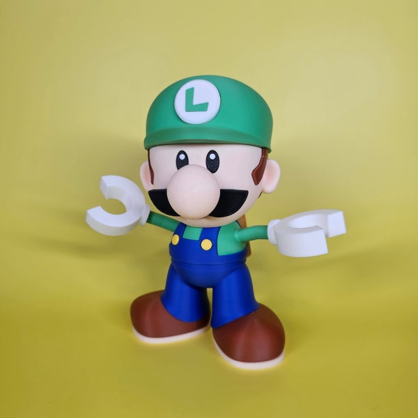 Mario Luigi Statue - Etsy