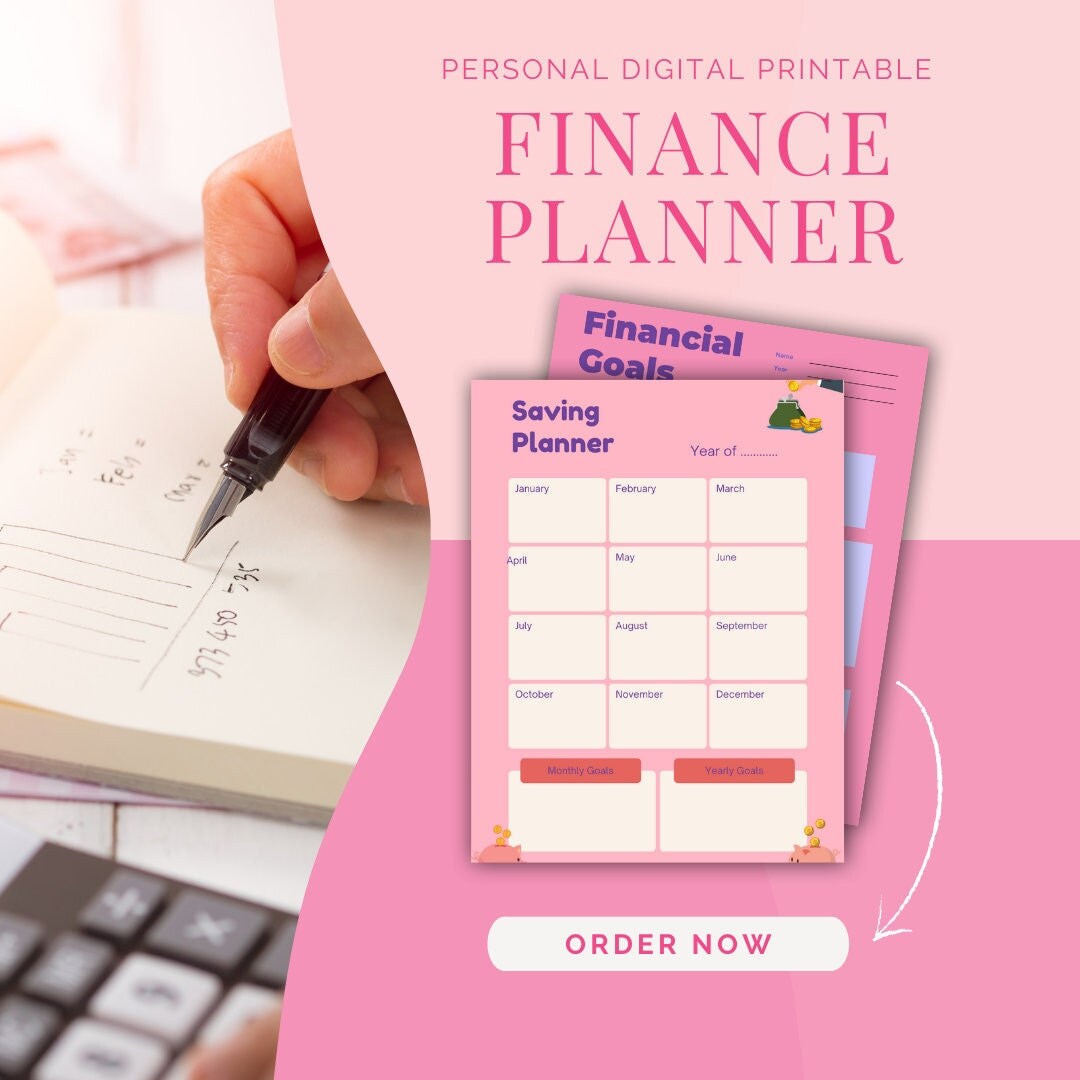 Personal Digital Printable Calendar Planner Daily Planner Printable ...