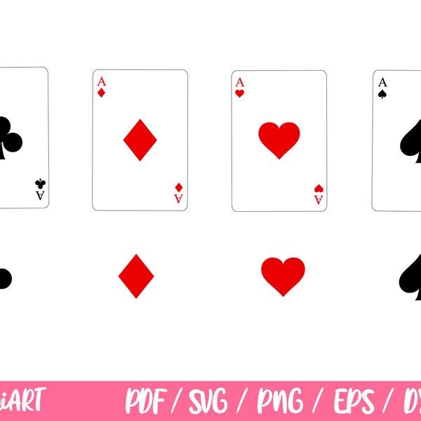 Playing Cards Dxf - Etsy