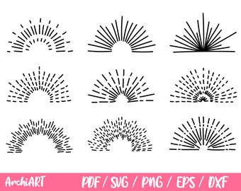 Sun Rays Svg Sunshine Svg Sun Logo Svg Sun Rays Png Sun - Etsy