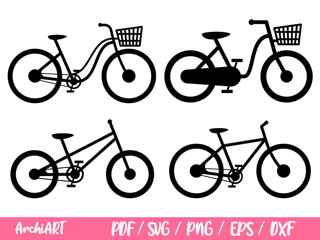 Bicycle Svg, Mountain Bike Svg, Biker Cut Files for Cricut Silhouette ...