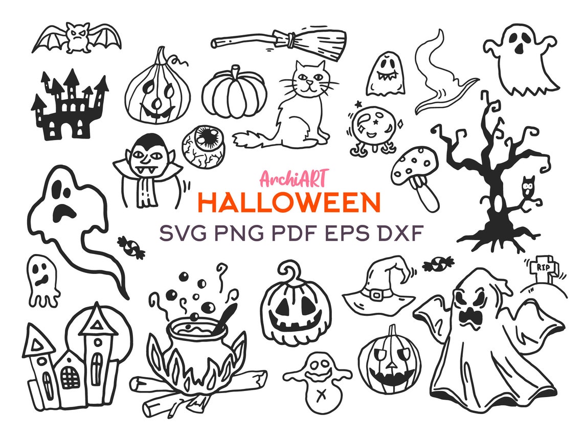 HALLOWEEN SVG Bundle HALLOWEEN Clipart Halloween Svg Png Files for ...