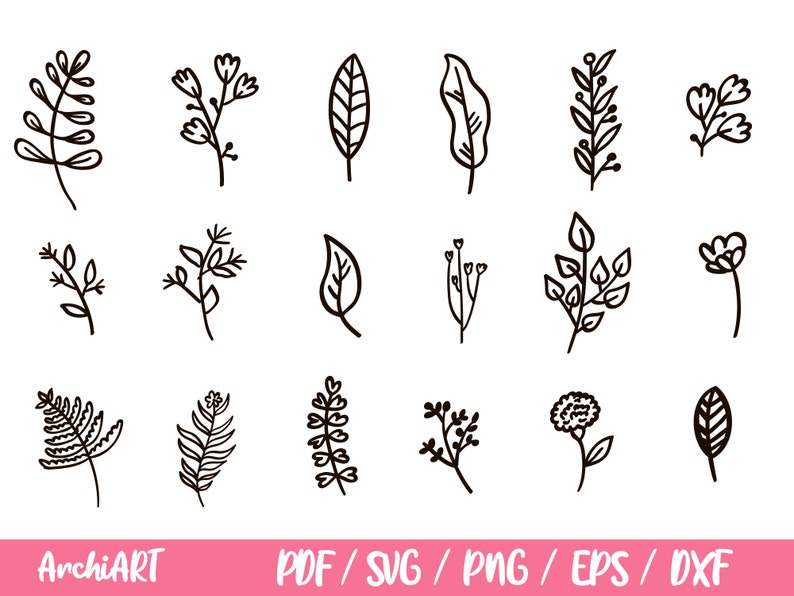 Floral Bouquet Svg Bundle Bouquet Svg Flower Svg Floral - Etsy
