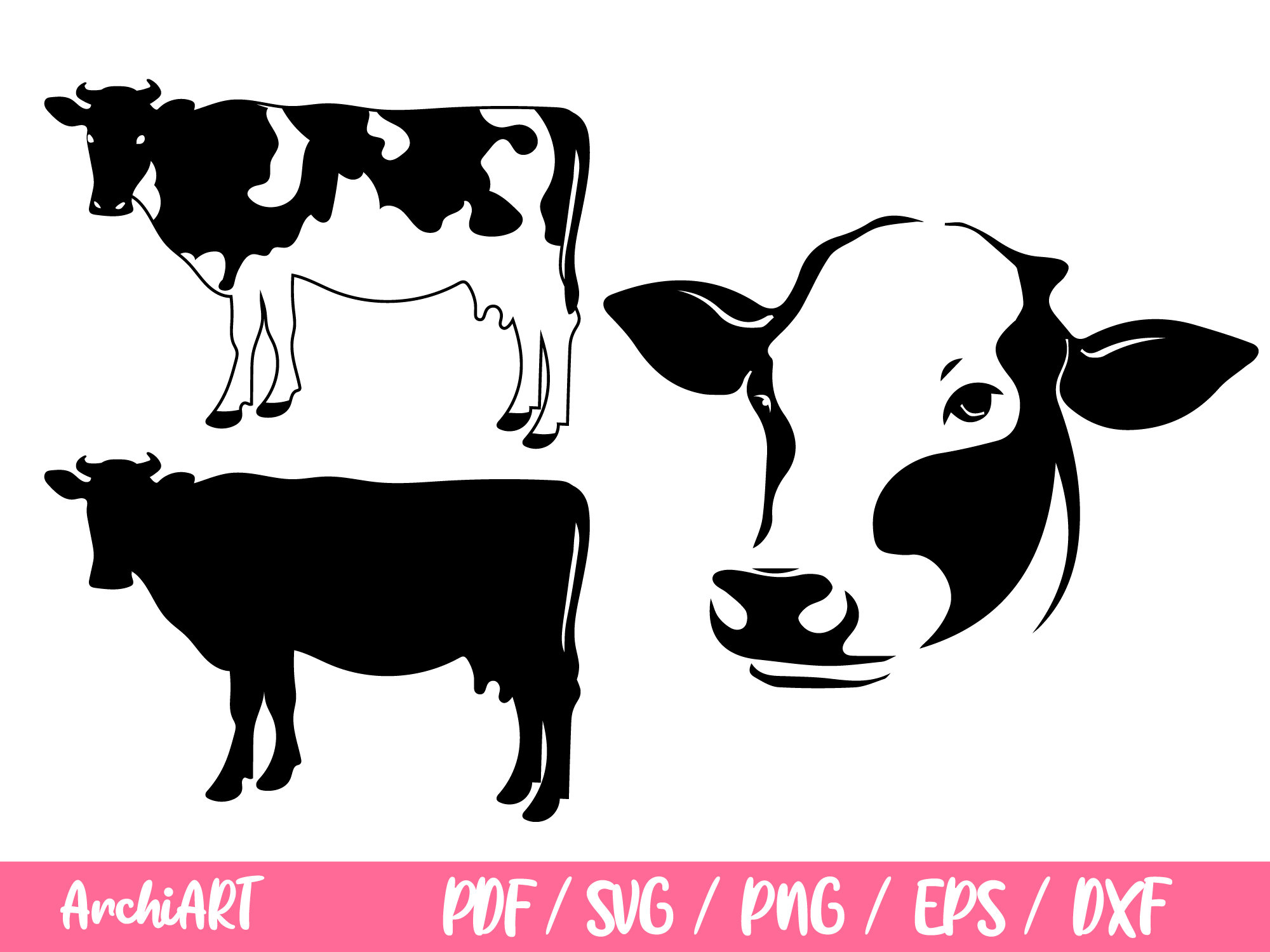 Cute Cow Svg Baby Cow Svg Cow Svg Cow Print Svg Farm Svg - Etsy UK