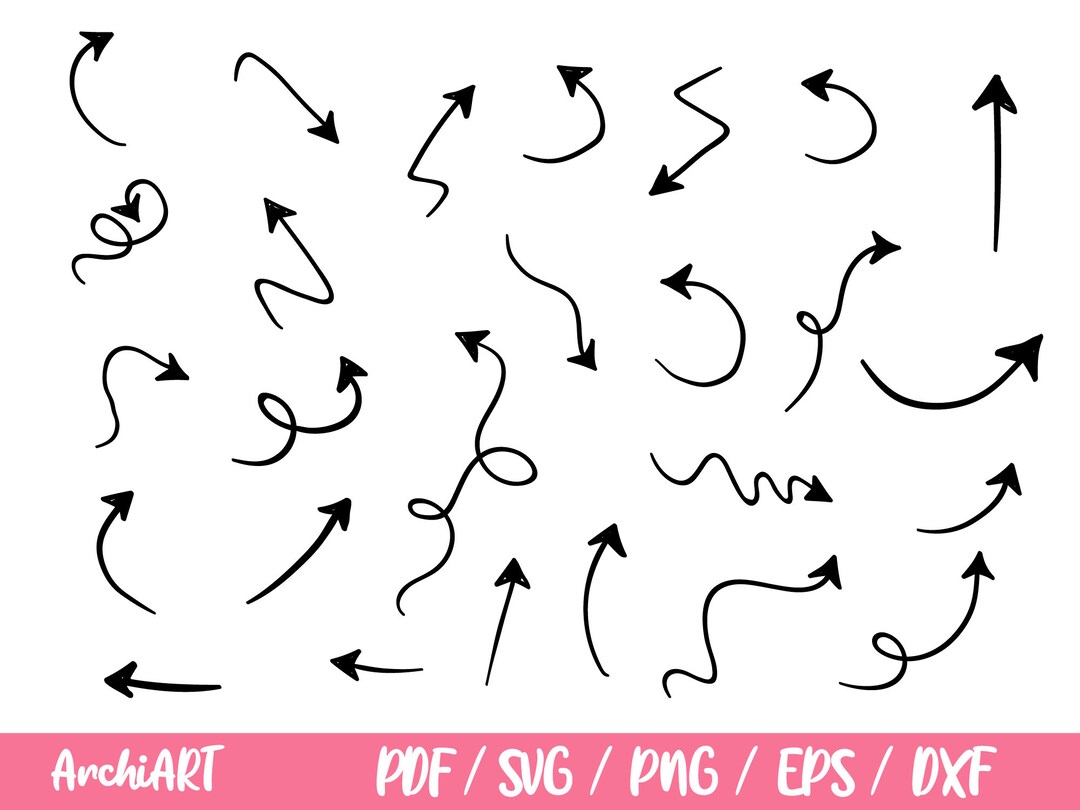 ARROW SVG Bundle, ARROWS Svg Cut Files for Cricut, Arrow Clipart ...