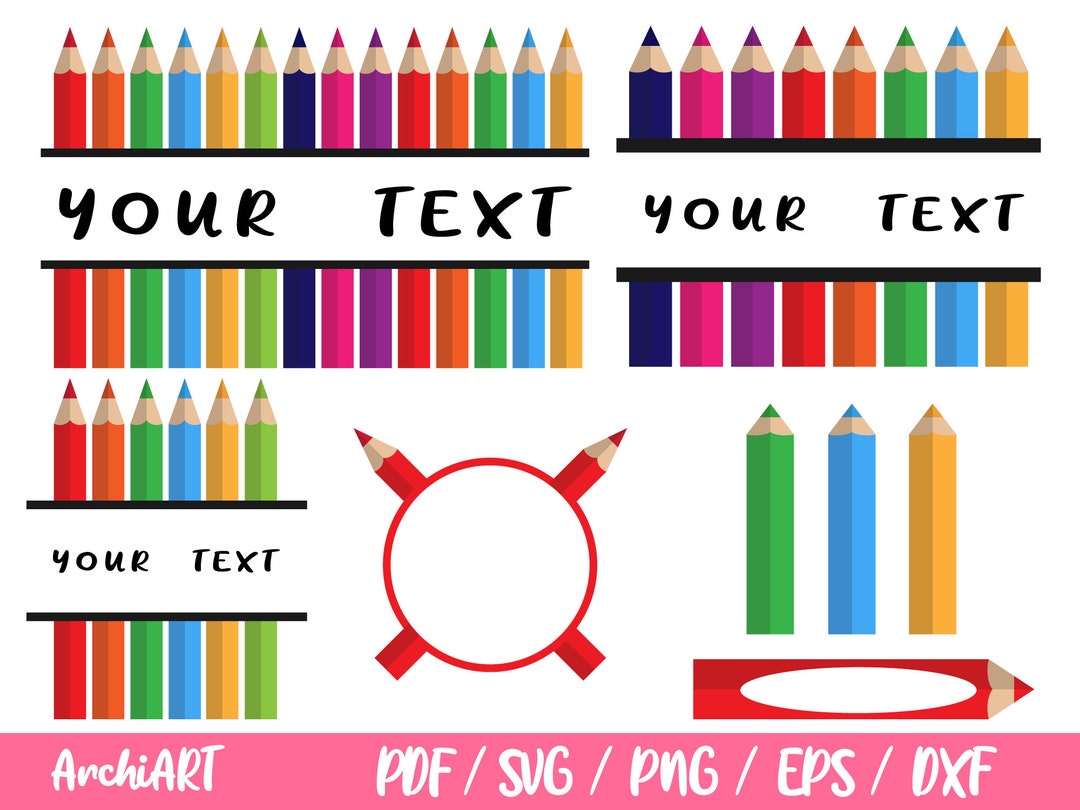 Crayon Svg Teacher Svg School Svg Color Pancil Svg Pencil - Etsy