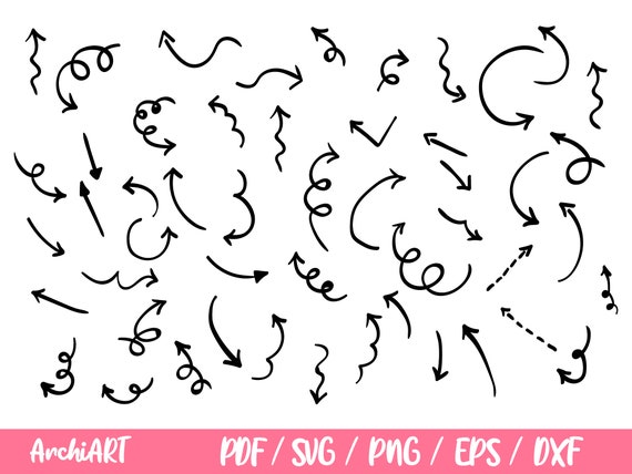 53 Arrows SVG Arrow Svg Bundle Arrows Svg Arrow Cut File - Etsy
