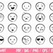 Emoji SVG PNG Bundle / Icons, Social Media, Print and Stickers / SVG ...