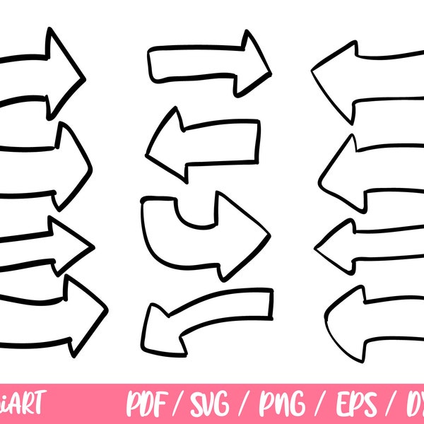 Arrow Clipart - Etsy