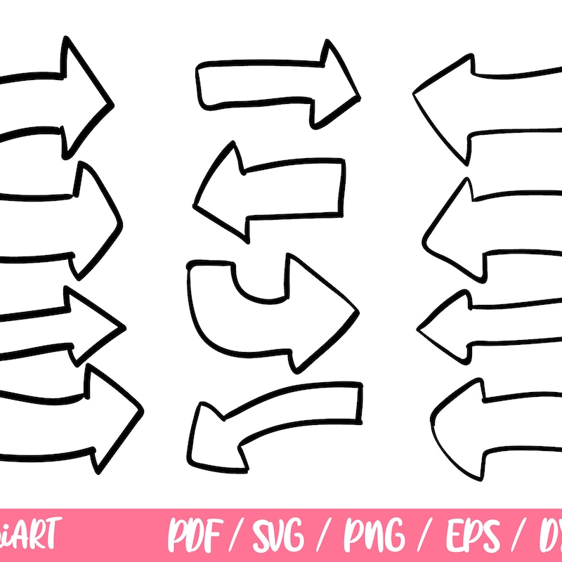 Arrow Clip Art - Etsy