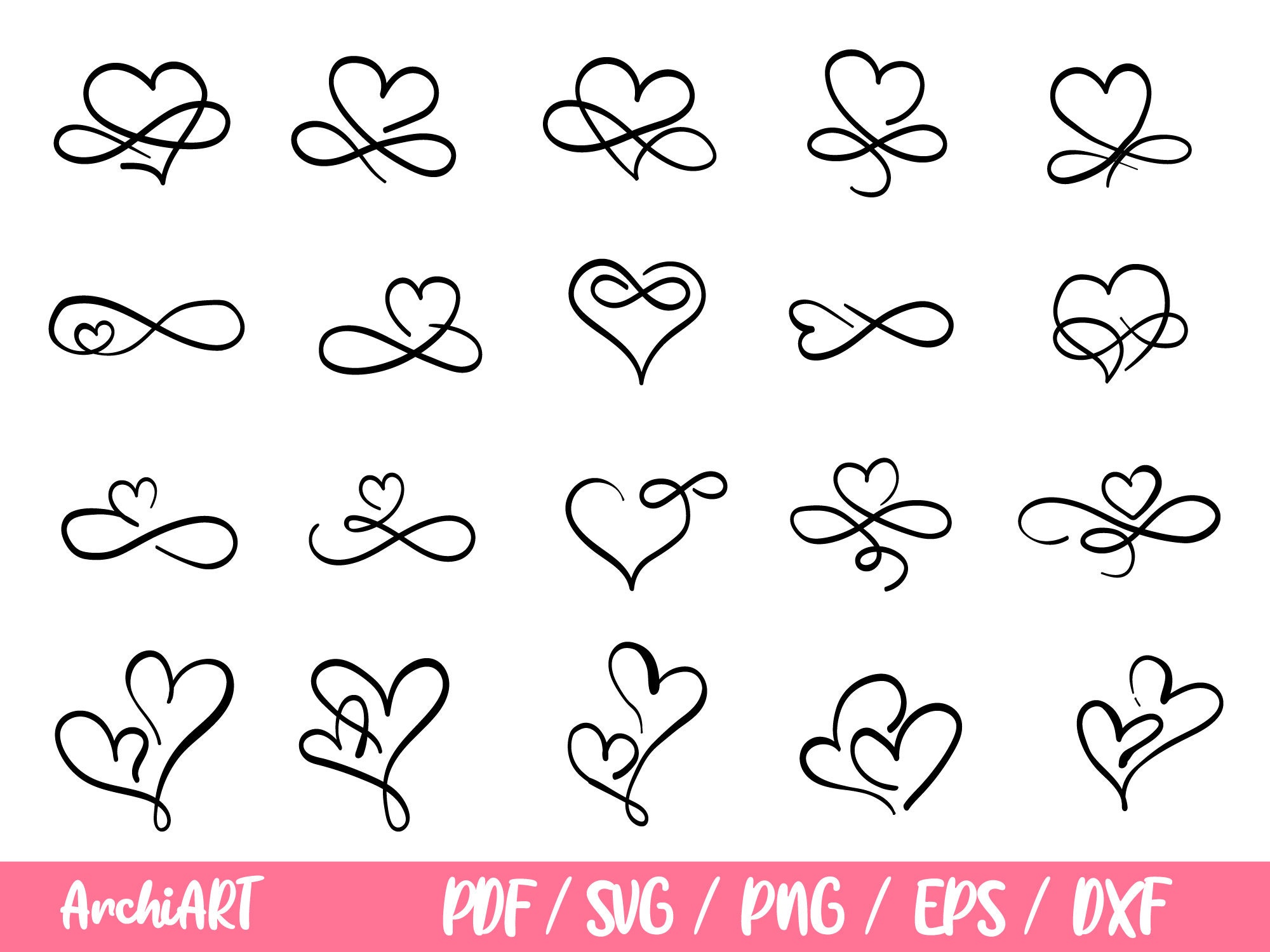 Line Heart Svg, Doodle Heart Svg, Hand Drawn Heart Svg, Heart Svg ...