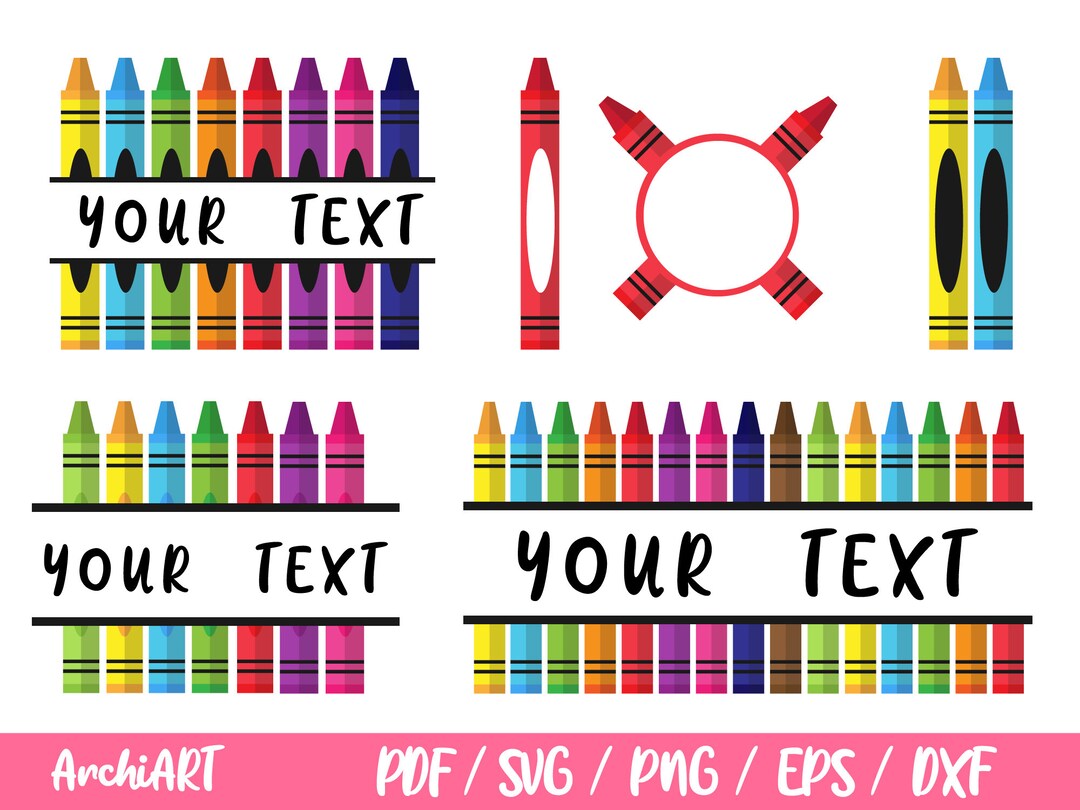 Crayon SVG Files for Cricut / Crayon Svg / Crayon Png / Crayon Ai ...