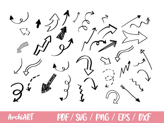 ARROW SVG Arrow Svg Bundle Arrows Svg Arrow Cut File Arrow | Etsy