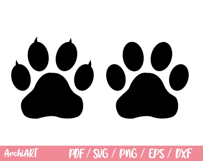 Paw SVG, Cat Paw Svg, Dog Paw Svg, Pet Paw Svg ,animal Paw Svg ...