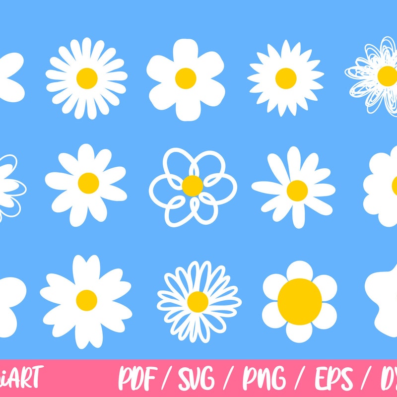 Daisy Svg - Etsy