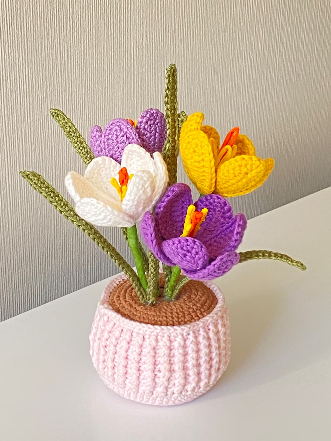 Crocus Crochet Pattern Crocus Flower Pdf Crochet Flower - Etsy Norway
