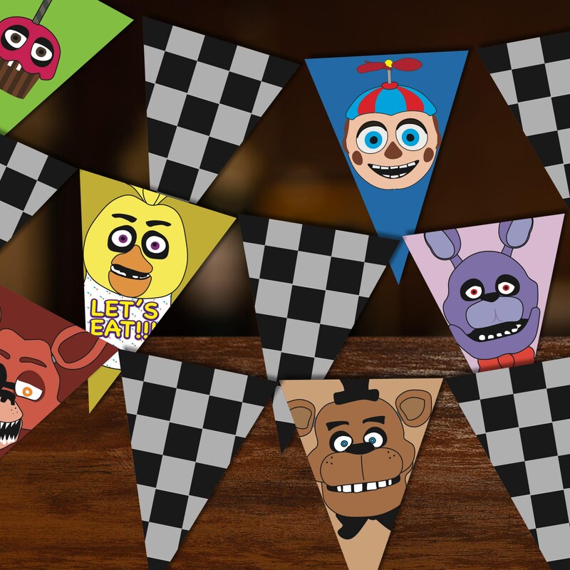Five Nights at Freddys Banner - Etsy
