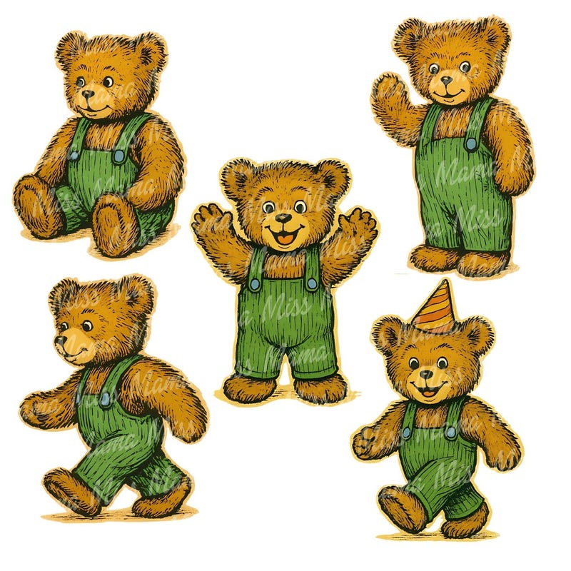 Corduroy Bear Nursery Decor - Etsy
