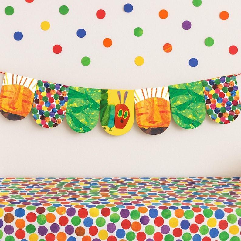 The Very Hungry Caterpillar Printable Bunting – Instant Digital ...