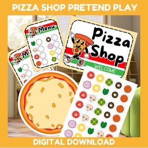 Pizza Pretend Play Printables – Fun & Educational Digital Download - Etsy