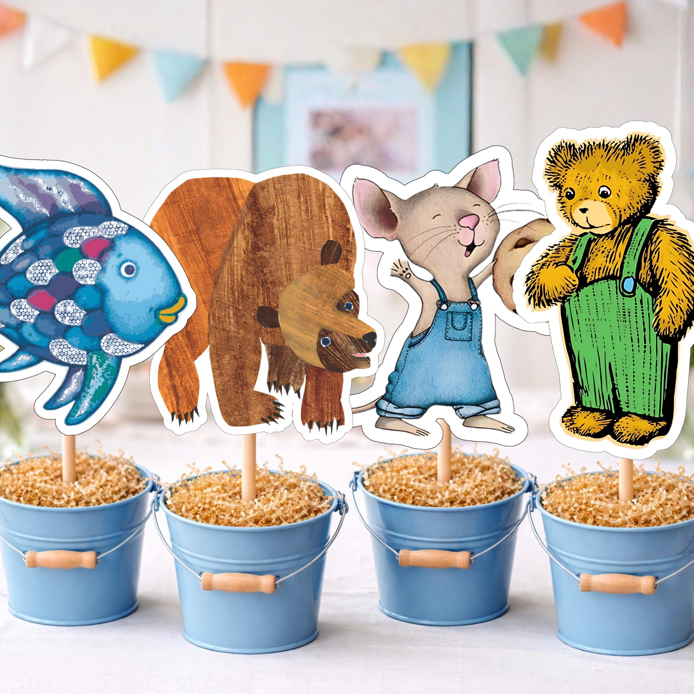 Printable Storybook Character Cutouts, Kids Book-themed Birthday Decor ...