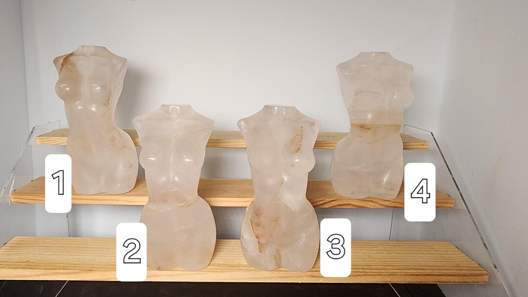 Goddess Female Body, Crystal Female Body, Golden Healer in Quartz ...