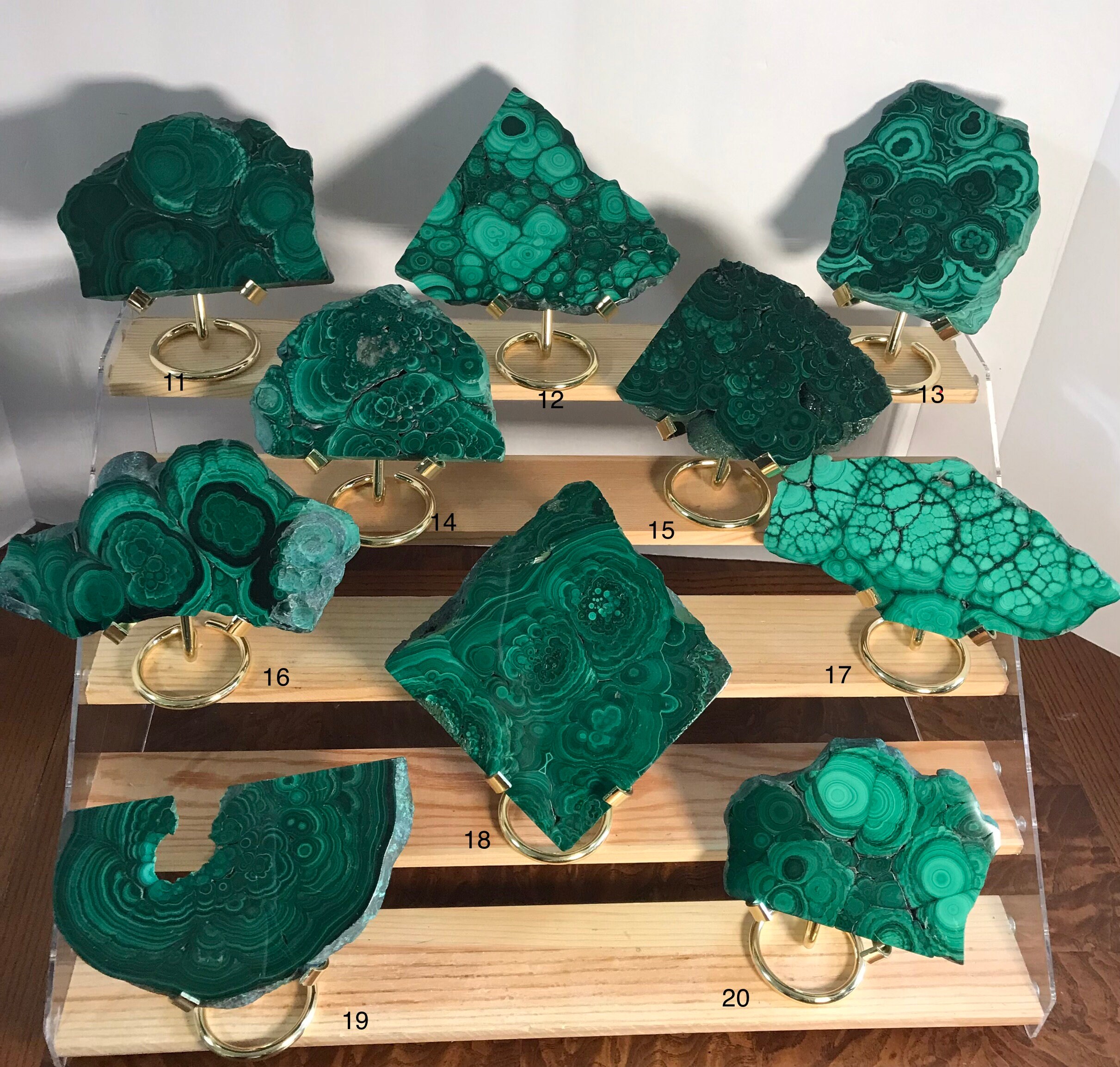 Natural Malachite Slab, Crystal Slab, Malachite Slab - Etsy