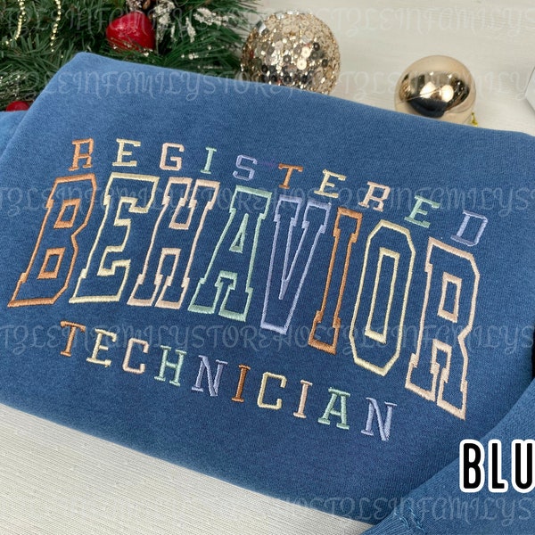 Behavior Technician Embroidery - Etsy