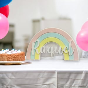 Rainbow With Personalized Name. Various Models and Colors to Choose ...