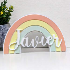 Rainbow With Personalized Name. Various Models and Colors to Choose ...