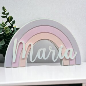 Rainbow With Personalized Name. Various Models and Colors to Choose ...