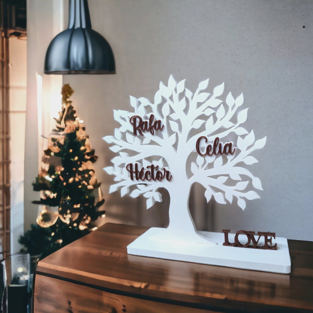 Arbre de vie personnalisé avec des noms. Cadeau original et spécial ...