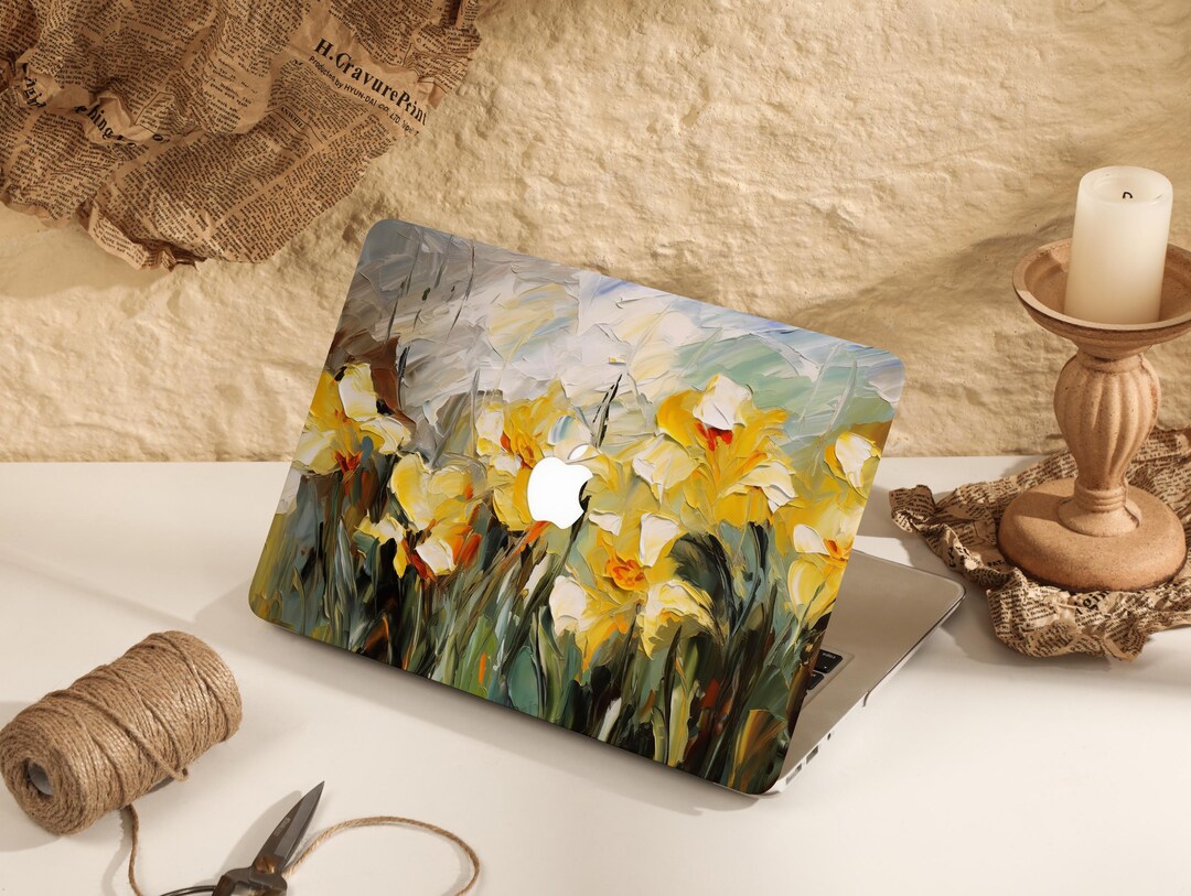 Art Oil Painting MacBook Case for New MacBook Air 15 Inch A3114, Hard ...