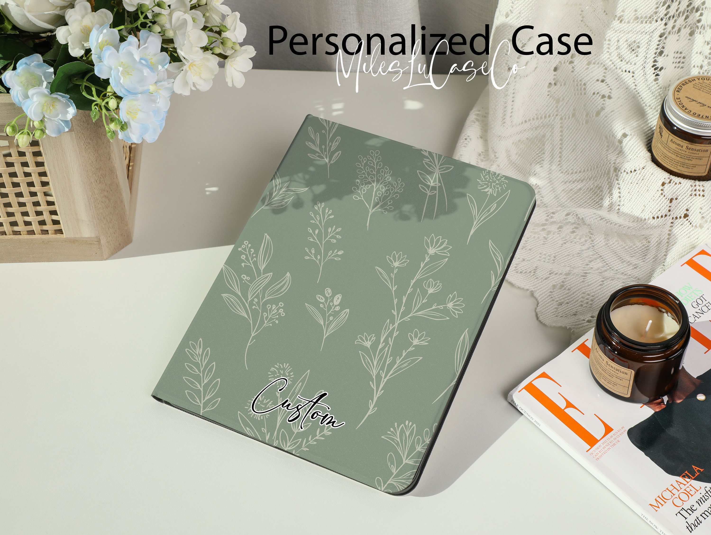 Mysterious Plant of Green Ipad Case With Apple Pencil Holder - Etsy