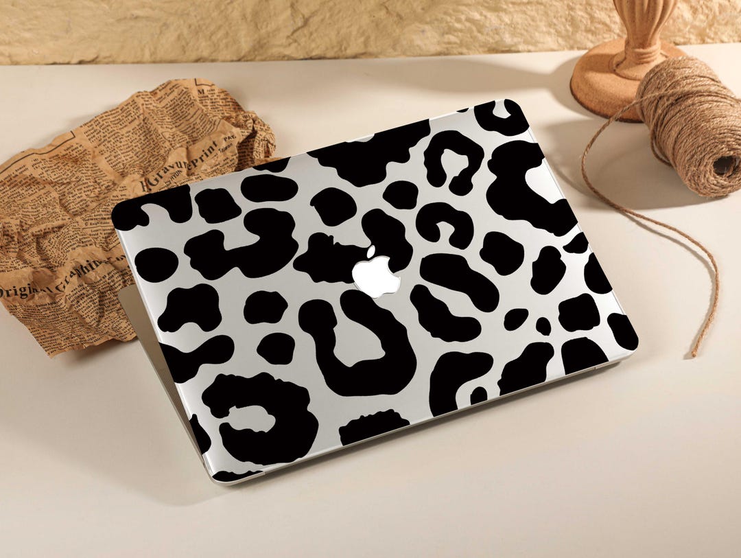Black Leopard MacBook Air Case for New MacBook Air 15 Inch A3114 ...