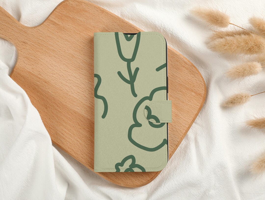Casual Lines Personalised Wallet Phone Case With Card Slot ...