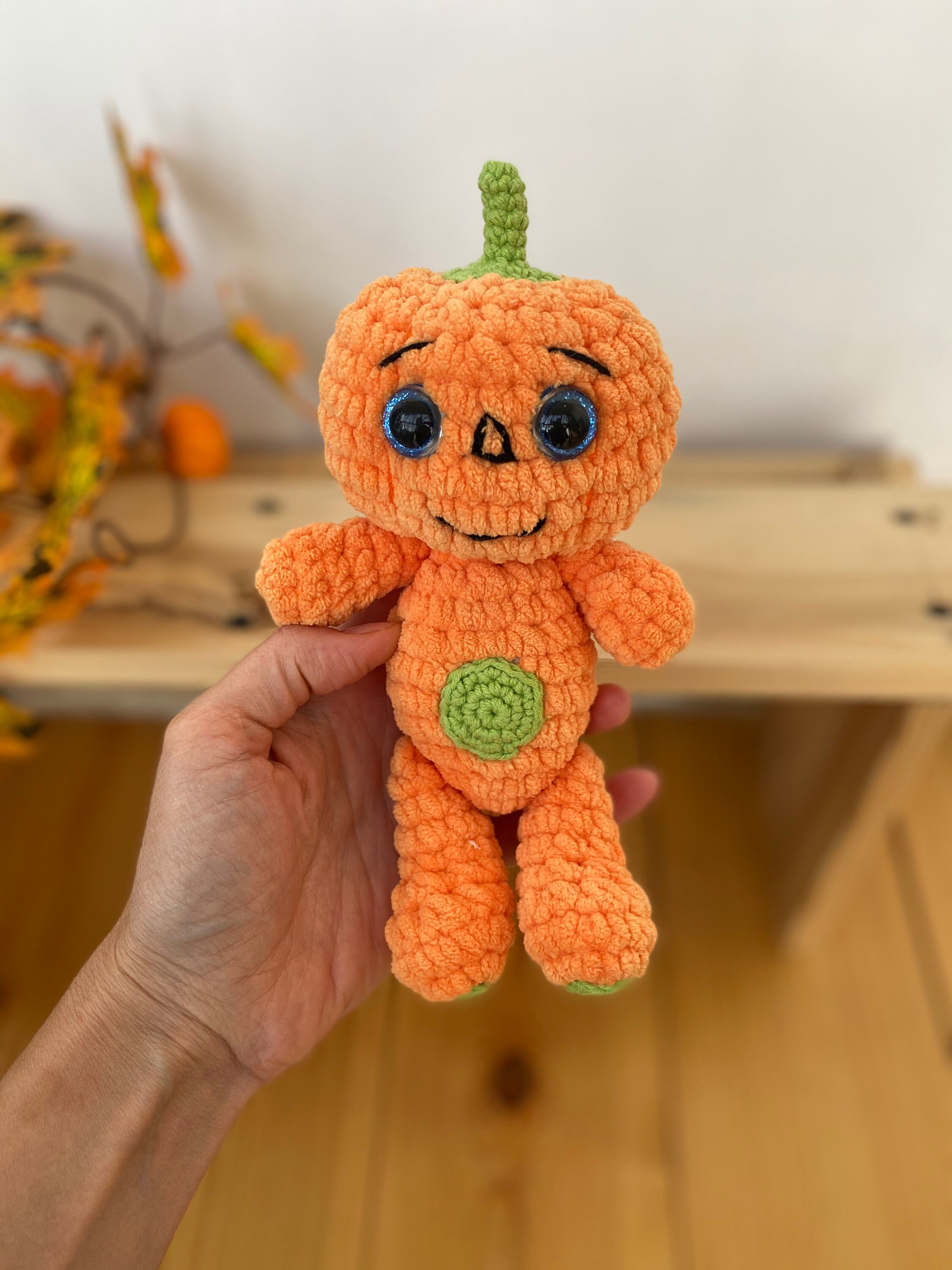 Crochet Pattern PUMPKIN DOLL Halloween Amigurumi Pumpkin Toy - Etsy