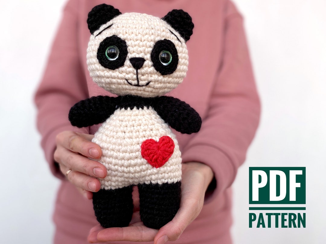 PANDA CROCHET PATTERN - Amigurumi Pattern Plush Toy - China Animal ...
