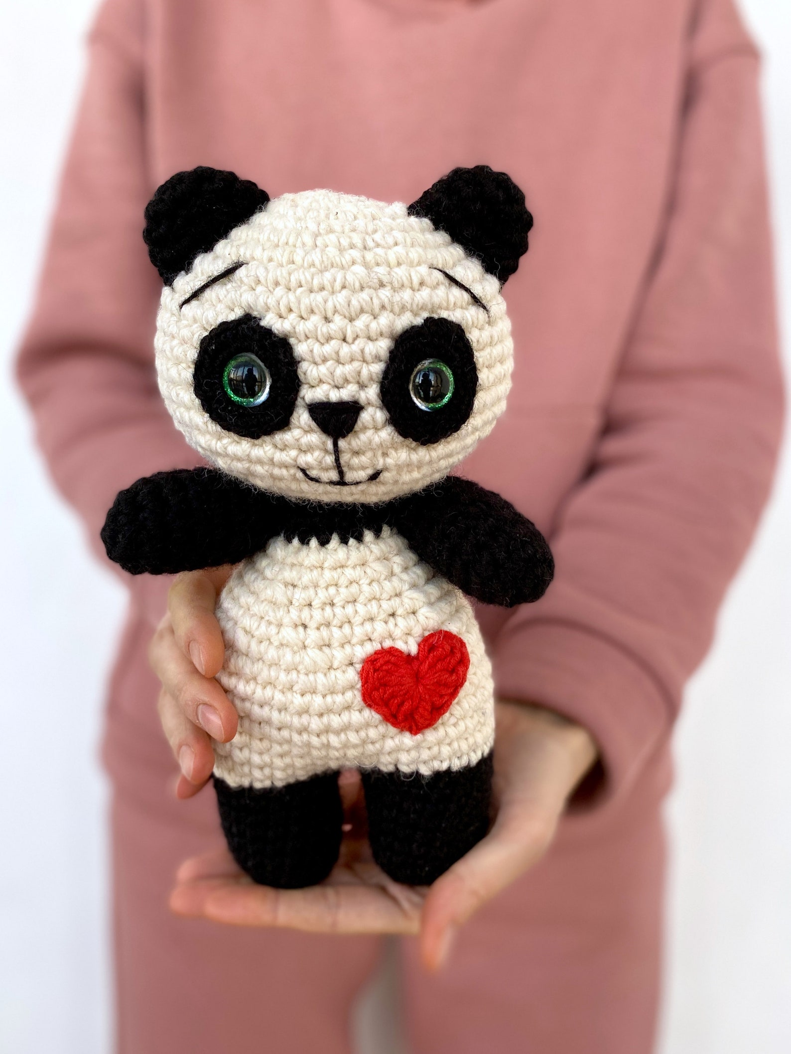 PANDA CROCHET PATTERN Amigurumi Pattern Plush Toy China Animal Easy to ...