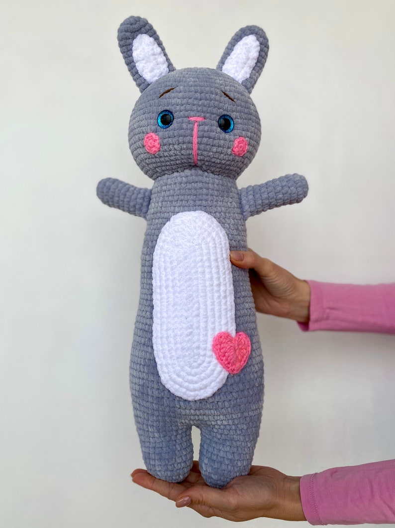 Bunny Crochet Pattern Easter Plushie Amigurumi Pattern - Etsy